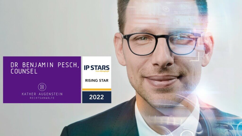 Dr. Benjamin Pesch wird von Managing Intellectual Property zum zweiten ...