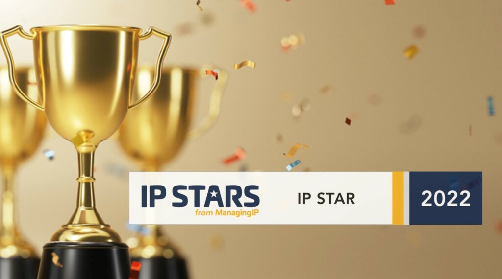 Managing IP awards Kather Augenstein three IP Stars 2022